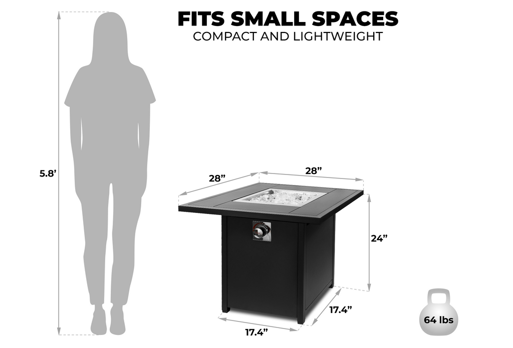 Main Street Fire Table – Outland Living